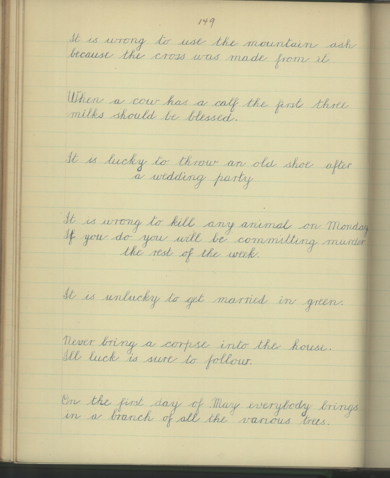Gortnabinny NS, Co. Kerry Schools Folklore Collection Page 4 | Disused ...